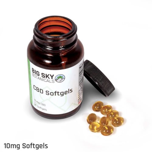 Broad-Spectrum CBD Softgels - Water-Soluble, Nanoemulsified - Big Sky Botanicals